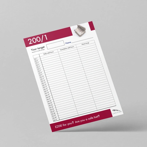 200/1 Target Sheets | Kall Kwik WGC